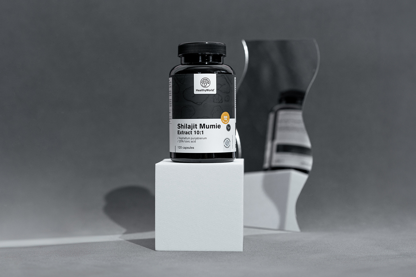 Shilajit Mumia Extract 10:1, 120 kapsułek - Healthy-World.pl
